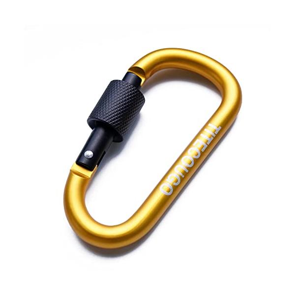 イエロー/4個/-・Size:4個Color:イエロー・製品仕様: サイズ: 約81 mm×42 mm  ゲート幅: 16mm  線径: 8 mm  重量: 24 g /個・素材  高強度アルミ合金（表面は陽極酸化）軽量  高硬度  丈夫で...