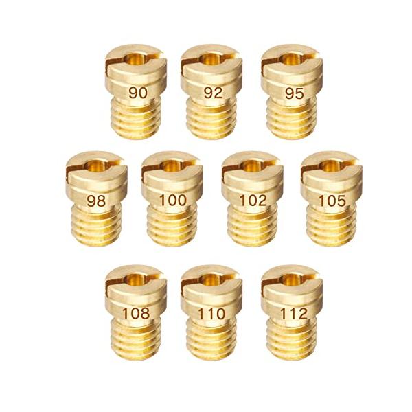 -/10pcs #90-#112/-・Size:10pcs #90-#112・パッケージ個数:1・メインジェットの番数ジェットの番数には#90、#92、#95、#98、#100、#102、#105、#108、#110、#112。合計10個セ...