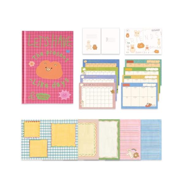 アンマッチド フレンズ 02.Hot Pink/パッケージサイズ : 13.4 x 18.8 x 1.25 (cm)/diary planner・Color:アンマッチド フレンズ 02.Hot Pink・これはケース製本方式のハードカバー...