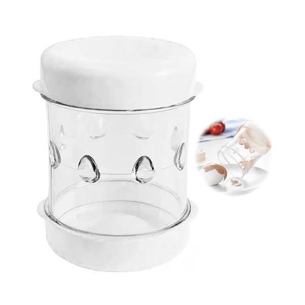 白/-/JDBKQ・?商品仕様サイズ：約9.6*8cm、色：白、数量：1個入り。（モニターの発色の具合によって実際の商品との色が若干異なる場合も御座いますのであらかじめご了承下さい。）・?高品質な素材このゆで卵殻むき器は高品質のPP素材で作...