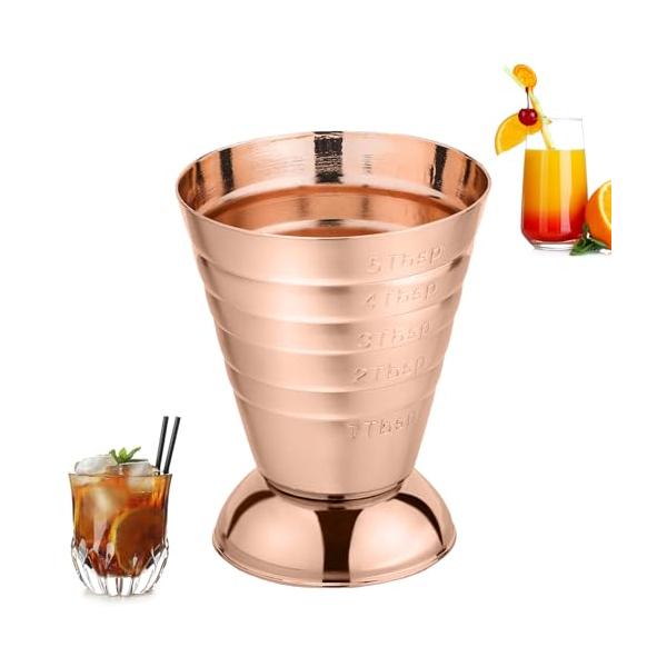 -/シングルサービング/-・多単位表示 &amp; 高精度計量 インテリアにも調和:このステンレス製 計量カップ 、ml・oz・bsp の 3 単位で計量値を表示し、内壁のセグメント式目盛りにより「カップを垂直に立てたまま」でも高精度計量可...