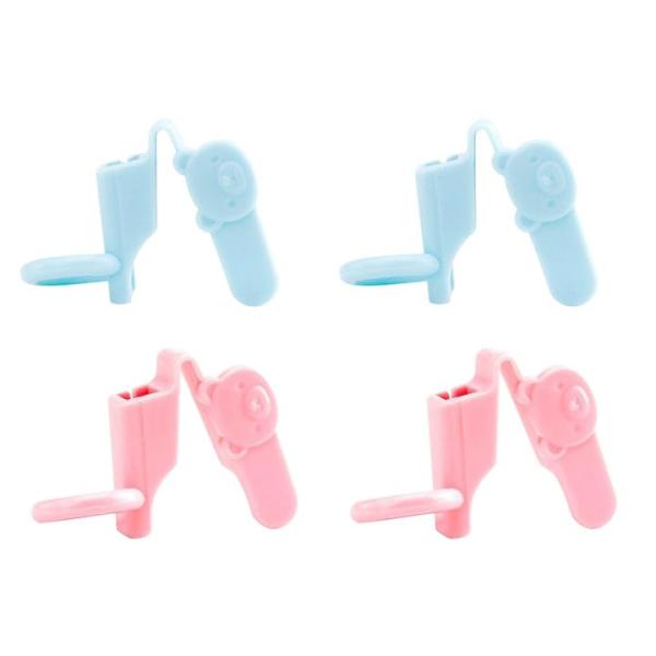 ピンク、ブルー/-/PAVIKE01・商品仕様箸トレーニングツール4個付き(ブルー*2+ピンク*2)。かわいいクマの形のデザインは、子供が箸の正しい持ち方を簡単に習得するのに役立ち、食事に無限の楽しみも加えます。・科学的なデザイン人間工学に...