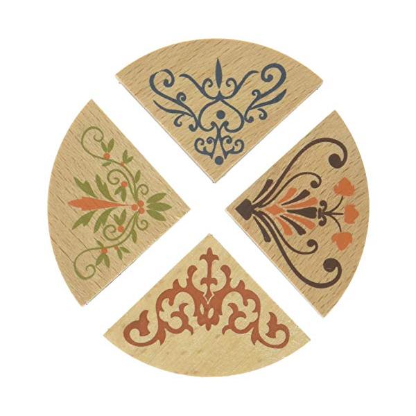 TS-28-/Φ7×Φ7×2.7cm/TS-28・Style:TS-28・パッケージ個数:1・本体サイズ Φ7×Φ7×2.7cm・入数 4柄各種1個・スタンプ面サイズ 3×3cm