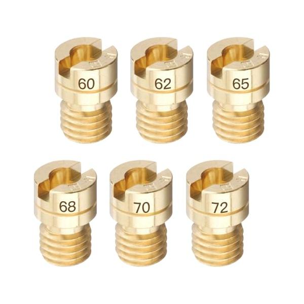 -/#60-#72-6pcs/丸型/小・Size:#60-#72-6pcs・パッケージ個数:1・メインジェット詳細メインジェット ミクニ丸型/小 (6x9) # 60 #62 #65 #68 #70 #72。合計6個セットです。ご購入頂く前...