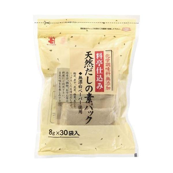 -/8グラム (x 30)/41329.0・パッケージ個数:1・内容量:240g(8g×30袋)・カロリー:1kcal・原材料:鰹節、いわし煮干、昆布、椎茸、あじ・商品サイズ(高さx奥行x幅):255.0mm×25.0mm×190.0mm