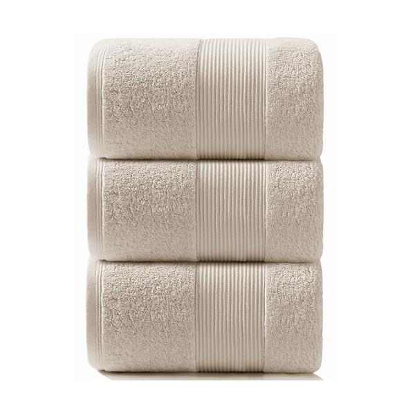 平織りライトミルクコーヒー/3枚組/約60×120cm/20241022CMYJ-01・Color:ライトミルクコーヒーSize:3枚組/約60×120cm・パッケージ個数:1・綿100％ バスタオル素材：綿100％ 、サイズ：約60×12...