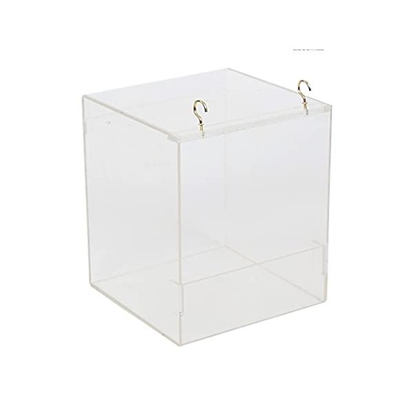 -/Mサイズ/-・Size:Mサイズ・パッケージ個数:1・インコ オウム 水浴び 容器 外掛け アクリルケース 販売小鳥 鳥 透明 水浴び容器 バスタブ 鳥用品 熱中症対策、夏対策、暑さ対策に是非・この暑い夏、羽で覆われた鳥たちも暑さを乗り...