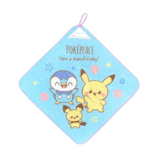 ポケモン 4589/約34×34cm/WO458900・Color:ポケモン 4589・パッケージ個数:1・素材・材質 : 綿100% おなまえタグ付 21番手単糸 シャーリング染料プリント・ループ付きのハンドタオルです。フックや取っ手など...