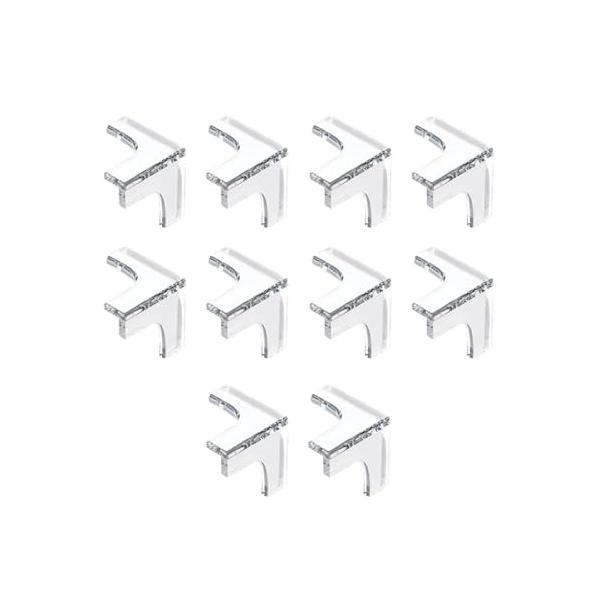 透過性/共通/なし・1.安全設計：T型設計、家具の鋭角に全面保護を提供し、子供の衝突負傷を有効に防止する。数量：各パッケージには10個のガード角が含まれ、家の複数の鋭いエッジ角をカバーするのに十分です。・2.良質材料：透明無毒PVC材料を採...