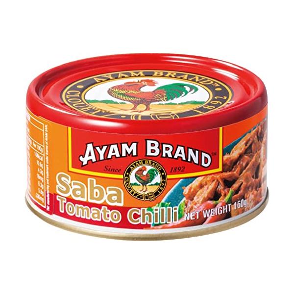 -/160グラム/-・FlavorName:トマトチリ さばSize:x 1・原材料さば、トマトペースト、フライドオニオン(たまねぎ、大豆油)、砂糖、唐辛子、大豆油、食塩、醸造酢/増粘剤(加工デンプン)、パプリカ色素内容量160g 原産国マ...