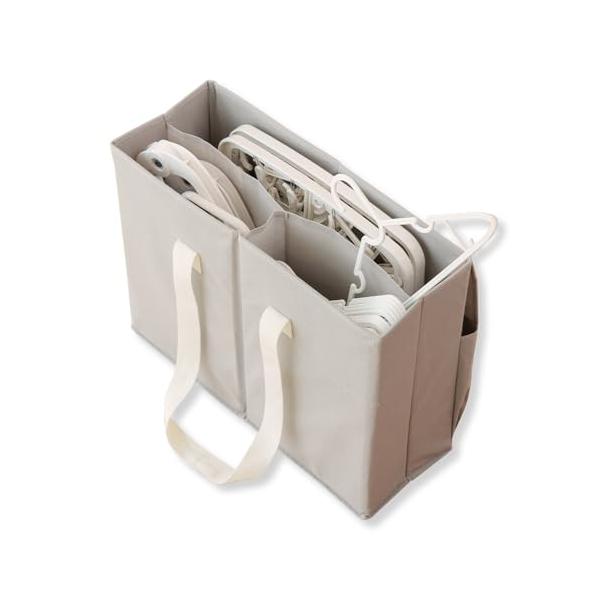 snimu.ベージュ/(約)50×18×40cm(持ち手含まず)/1010489・Color:ベージュSize:(約)50×18×40cm(持ち手含まず)・パッケージ個数:1・商品仕様商品サイズ/(約)50×18×40cm(持ち手含まず)、...