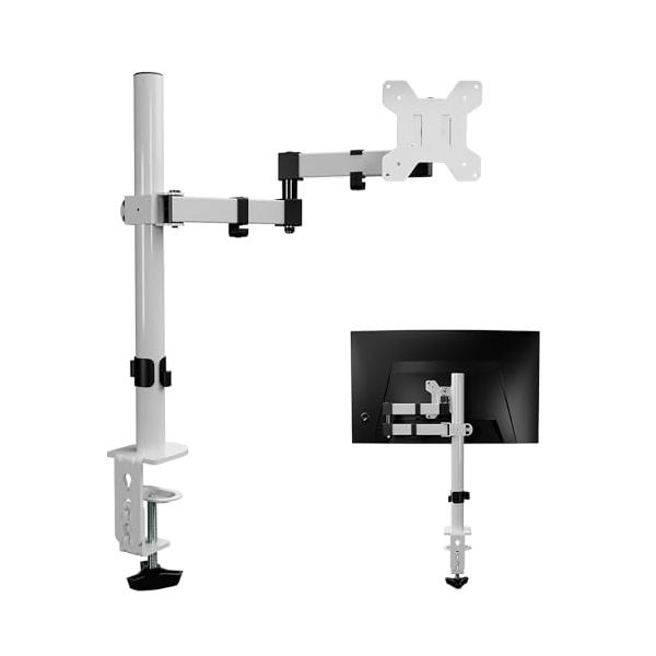 ホワイト/40cm/-・Size:40cmColor:ホワイト・対応モニター液晶モニターを1画面できるディスプレイアームです。耐荷重は10KGで、VESA規格は75×75mm/100×100mmで、13~32インチPCモニターに対応します。...