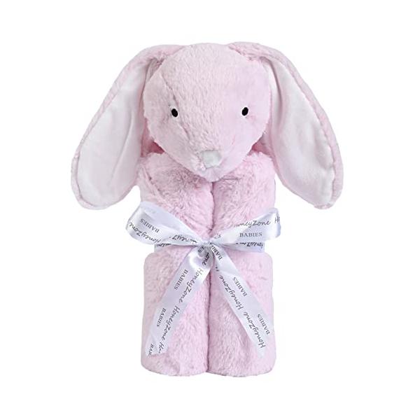 モダンピンクの兎/76x76 cm/PS8047・Color:ピンクの兎・サイズは：76cmX76cm・快適な毛布とかわいい動物のデザインが赤ちゃんと共に良く眠れます。・素材: ポリエステル100%  肌に優しい柔らかい素材を使用し、ふわふ...