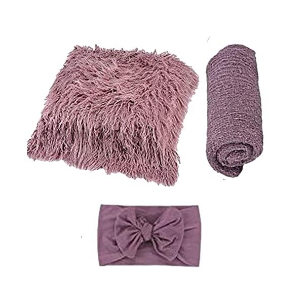 シンプルパープル/-/-・Color:パープル・?赤ちゃんの“天使の瞬間”を残せる撮影セット新生児撮影にぴったりなベビーブランケット・ヘアバンド・タオルの豪華3点セット。SNS映えも抜群で、自宅で手軽にプロのような写真が撮れます。・?ふんわ...