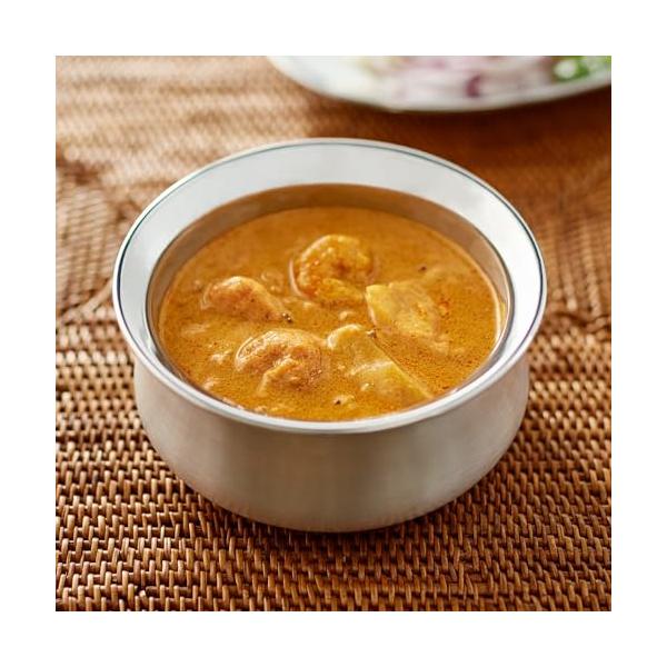 プラウンマサラ(海老のクリーミーカレー)・FlavorName:2辛プラウンマサラ・容量:180g(1人前)・原材料、栄養成分表示、作り方等に関しては画像をご覧ください