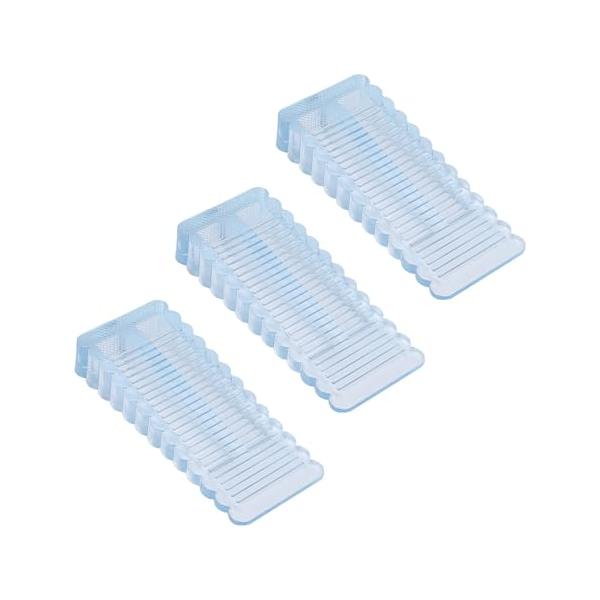 クリア/3個/-・仕様：厚さ2mmから15mmの隙間に対応。・セット内容：本製品は1セット3個、透明な色で、複数の場所にでき、お部屋の景観を損なうことはありません・使いやすい：製品をドアの隙間に差し込むだけで簡単に使える・組み合わせ：複数の...