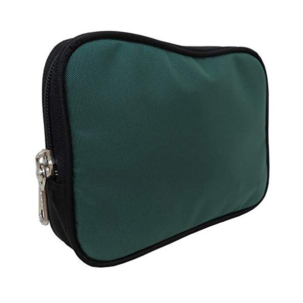 モスグリーン/-/-・Color:モスグリーン・パッケージ個数:1・サイズ：横幅18.5×高さ13.5×マチ幅3センチ・素材：ダッフルナイロン(裏面PVC加工)・カラー：黒.赤.紺.黄色.ロイヤルブルー.オリーブブラウン.ブラウン.モスグリ...