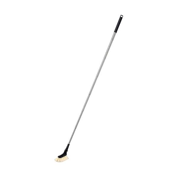 家電、家具のすき間用シルバー/小/091444・Style:家電、家具のすき間用・パッケージ個数:1・カーブブラシがフィット・すき間や巾木、階段TV裏に・ホコリをからめとるウェーブ状の極細毛・伸縮可能で腰を曲げずにお掃除できる・用途に合わせ...