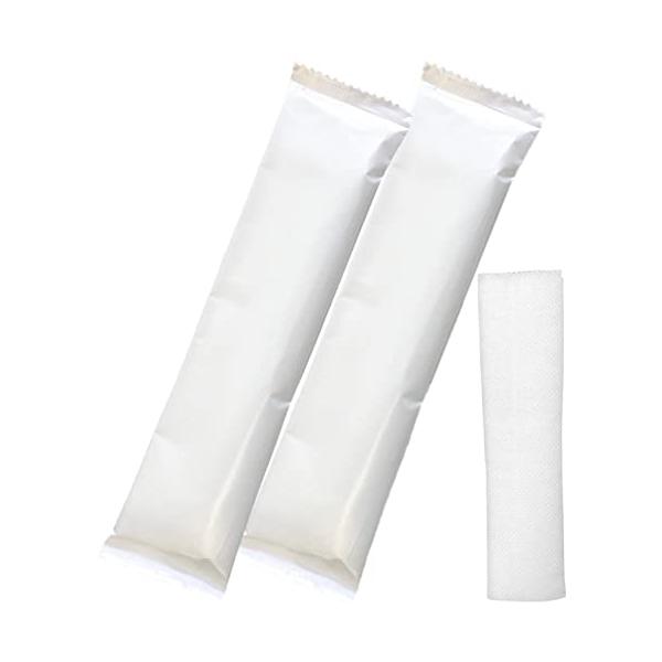 高級使い捨ておしぼりWhite/100シート (x 1)/-・?安心安全、日本製のとても使い心地の良い、高級大判厚手の使い捨ておしぼり100本入りです。場の雰囲気を壊さないように無地パッケージにこだわりました。製品サイズ：190×45mm、...