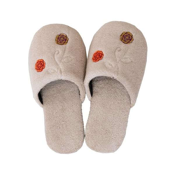 スリッパベージュ/23.0~24.0 cm/4548622180961・Color:ベージュStyle:スリッパ・パッケージ個数:1・足のサイズ：約23cm〜24cmまで・本体サイズ（外寸）:約26×21.5×7cm（両足）・素材・材質:綿...