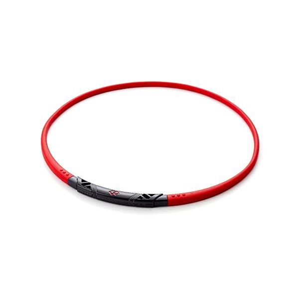 ネックレス・レッド/ブラック L AMAAA33・長さ:約 510mm・重量:約14.0g・幅:約9mm(トップ最大幅)・部門名: ユニセックス大人