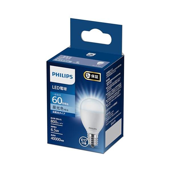 1個入り昼光色/60W相当/LDA7D-G-E17/E/K/1P-A・Color:昼光色Size:60W相当Style:1個入り・パッケージ個数:1・全光束：800lm　一般電球60形相当・定格消費電力：6.5W・光源色：昼光色(6500K...