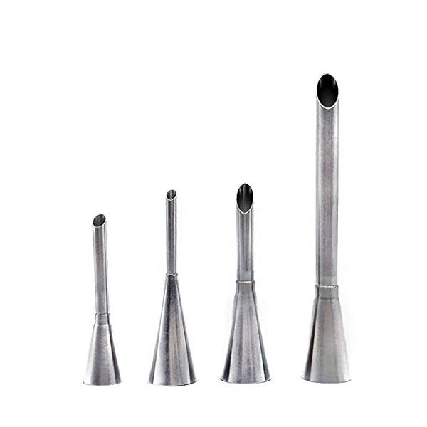 シュークリーム用 口金 4個セット/-/001・Color:シュークリーム用 口金 4個セット・材質：ステンレス・サイズ：画像をご参照ください。・4種類の絞り口金があります。品質良いステンレスで作られます。必要に合わせて口金を選ぶことができ...