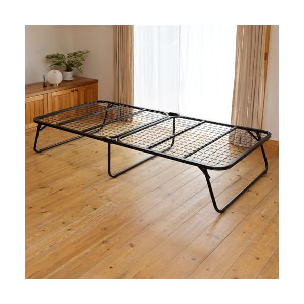 完成品(メッシュ)ブラック/シングル/MF-97195(MBK)・Color:ブラックStyle:完成品(メッシュ)・パッケージ個数:1・組み立ていらず完成品なので、届いたら箱から出してすぐお使い頂けるベッドです。メッシュタイプで通気性抜群...