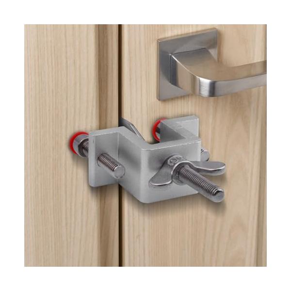 銀色-2/-/-・Color:銀色-2・穴あけ不要インストールが簡単取り付けは簡単で、持ち運びに便利なドアロックは、工具や穴あけをしなくても素早く着脱でき、アパートには旅行に欠かせないセキュリティヘルパーが付いています。・携帯ドアロックの仕...