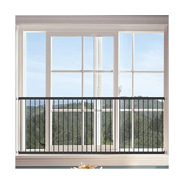 ブラック/220-284cm/W082・Size:220-284cm・転落防止窓から転落事故を未然に防ぐために、窓に突っ張りして窓ガード窓柵をし、子供やペットが窓を登る恐れは極めて少なくなります。・突っ張り穴け不要、簡単にできるつっぱり式で...