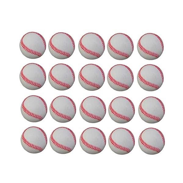 ホワイト 20球 セット/直径約7cm/-・Color:ホワイト 20球 セット・野球ウレタンボールの便利なセット商品になります。・雨天時の屋内練習用や少年野球のフライキャッチ、トスバッティング等におすすめです。・やわらかいウレタン素材の野...
