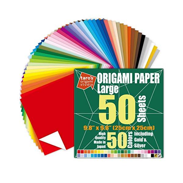 -/50 Colors 50 Sheets/Origami Large 25c 50sE・Size:50 Colors 50 Sheets・パッケージ個数:1・この製品はTaro's Origami Brandで最も人気のある折り紙になりま...