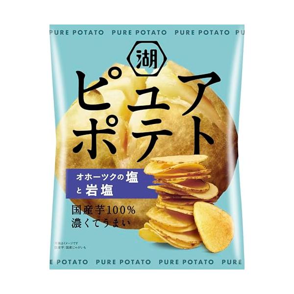 -/55グラム (x 12)/17514・FlavorName:オホーツクの塩と岩塩の合わせ塩味・パッケージ個数:12・贅沢な厚さにスライスされたじゃがいもを、香り豊かに揚げました。・芋の旨味と食感が大きな特徴。・ポテトチップスの域を超え、...