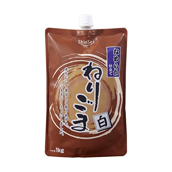 パッケージ個数:1・原材料:ごま・内容量:1kg・カロリー:1食(100g)当たり:エネルギー603kcal・商品サイズ(高さx奥行x幅):27cm×5cm×16cm