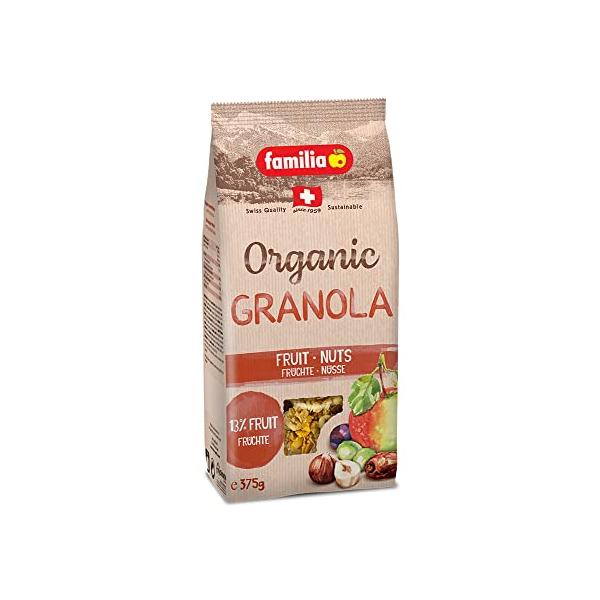 茶色/-/7610023050918・FlavorName:3.フルーツ&amp;ナッツ グラノーラ・パッケージ個数:1・有機栽培された数種類の穀物にナッツとドライフルーツをミックスした、ザクザク食感の食べ応えのあるグラノーラタイプの本場ス...