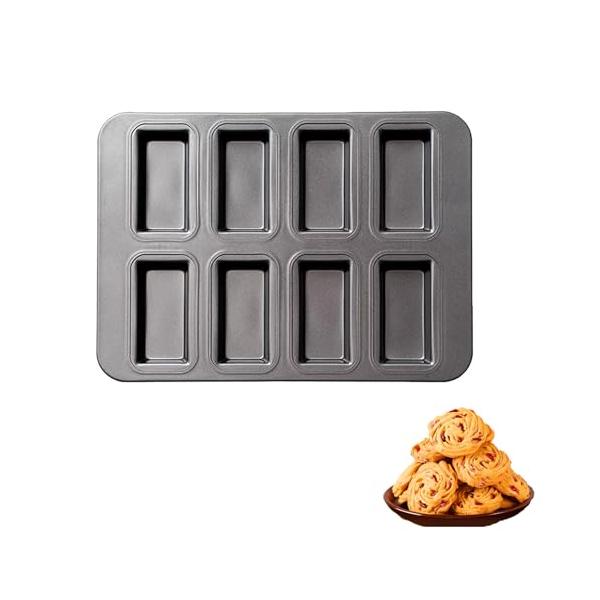 ブラック/8カップ/VG45・時間節約8カップのミニデザインで、一度に複数のマフィンや小さなケーキを作成可能。家族全員のニーズを手早く満たし、時間と手間を節約。家庭での集まりに最適な選択です。・高品質素材高品質ステンレススチール製で、厚手の...