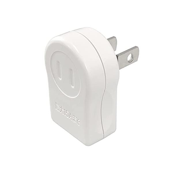 FE-ELA-TTWL型(タテ)/1個/FE-ELA-TTW・Style:FE-ELA-TTW・L字型プラグ縦型。場所を取るコンセントを出っ張らせたくない部分に使用します。・カラー：白、個口数：1・定格入力：125V 15A 合計1500W...