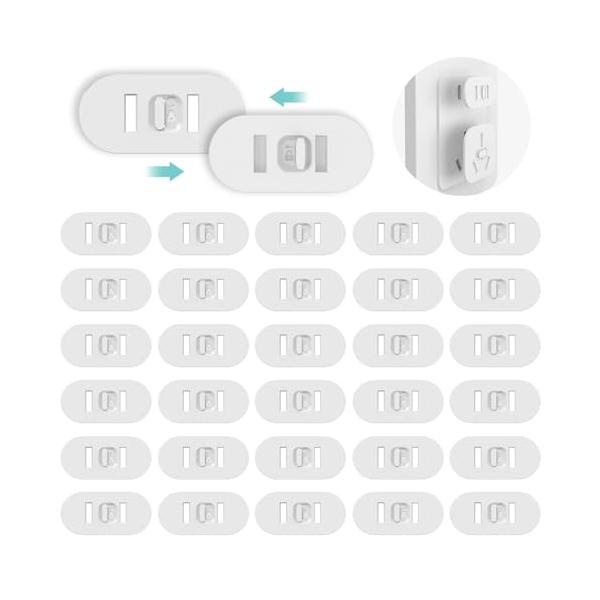 ホワイト/30個/-・Size:30個Color:ホワイト・赤ちゃんやペットの安全対策にコンセントをすっぽり隠してくれる最新のスライドタイプコンセントガードです。ロックすることで簡単に取り外せないので、赤ちゃんやペットのイタズラを防ぎやすく...