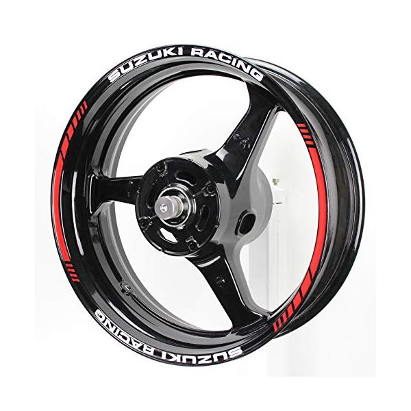 レッド/17インチ/-・Color:レッド・パッケージ個数:1・ラインに加えて文字も入ってる特別仕様・ホイールのサイドリムに貼る17インチ専用設計・フロント、リア共に1台分のフルセット・街中では中々見られないデザインなので、目立ち度抜群です...