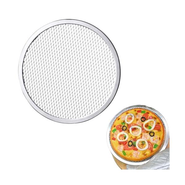 シルバー/12インチ/Makuki2103・Size:12インチ・高品質素材アルミニウム合金で作られたピザスクリーンは、くっつきにくく、傷つきにくい構造です。防食・防錆に優れ、耐久性があり、長期間ご使用いただけます。・理想的なピザ生地作りピ...
