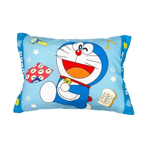 枕ドラえもん ひみつ道具/39×28cm/4621239・Color:ドラえもん ひみつ道具PatternName:ドラえもん・パッケージ個数:1・リニューアルお客様の声にお応えして枕カバーを綿100%生地にリニューアル。・綿100%カバー...