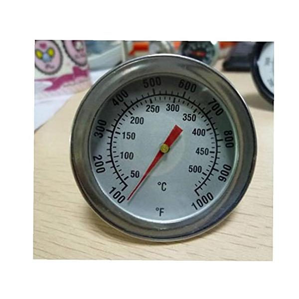 シルバー/-/-・材質：ステンレス鋼防爆ガラス・正確な（+/- 10F +/- 5度）、読みやすいです。・直径をダイヤル：52ミリメートル;カラー：シルバー・耐久性と簡単にインストールできます。・デュアル度：摂氏50500度、1001000...