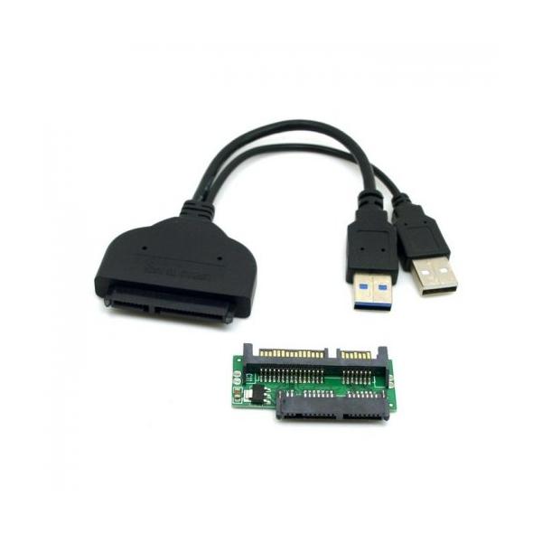 ・Micro SATA PCB 7+9 SSD用。  FBA-U3-067/SA-076・2.5インチ/1.8インチの大容量ストレージクラスドライブに対応。 2.5インチの大容量ストレージクラスドライブに対応。・Super Speed US...