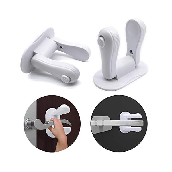 ホワイト 2個入り/-/-・Color:ホワイト 2個入り・迷子になること防止常にドアを勝手に開けてしまうお子様に対するドア用の補助錠です。ロックを解除しないと開かないことで、お子様は勝手にドアを開けませんので、迷子になることを防止できます...