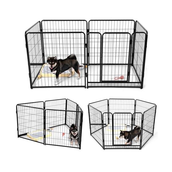 モダンブラック/高さ60CM/TAKU995・Color:ブラックNumberOfPanels:6枚Size:高さ60CM・商品仕様本体材質:スチール パネルサイズ(約):幅75cm×高さ98cm、枚数:パネル5枚、入口パネル1枚 重量(約...