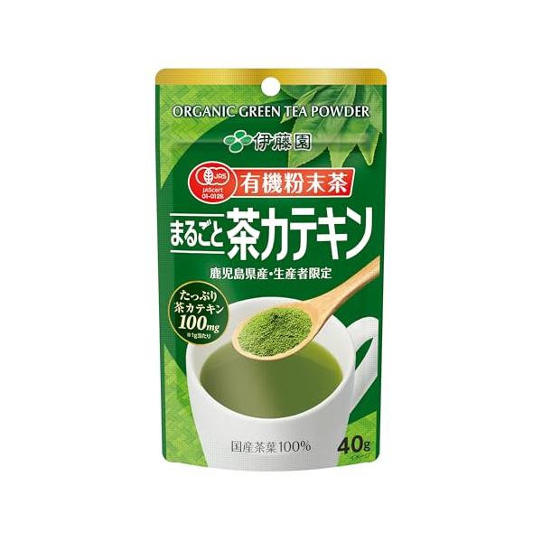 -/単品/61860・Size:単品・パッケージ個数:1・内容量:40g・形状:粉末茶・鹿児島県産の生産者を限定した有機緑茶をまるごと粉砕しました。成分もまるごと摂れます。