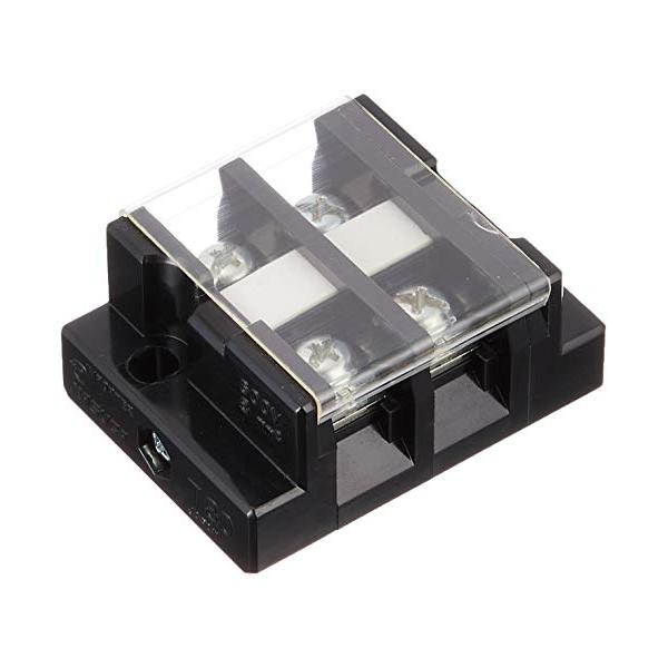 ・ブラック  T30C02・・PatternName:単品・サイズ:長さ×幅×高さ(mm):60×45×29 質量(g):90・定格:600V-50A・極数:2・端子ねじM5 / 商用周波耐電圧:2500V 1分間 / インパルス耐電圧:6...