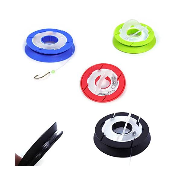 マルチカラー赤、青、黄、緑、黒/-/PVSP5ST・素材:プラスチック・シリコン・外径60×厚さ8mm・カラー：黒、赤、青、緑、黄色　各１個・便利な収納スペースがあり、予備のサルカン等を収納したり、ラインを止めることもできます。・糸に癖を付...