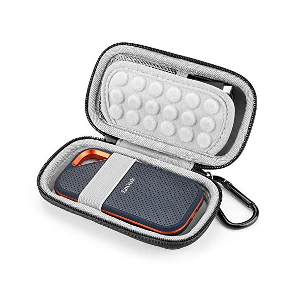 グレー/-/-・Color:グレー・??完璧にフィット当社のケースはSanDisk SSD/SanDisk Extreme PRO / SanDisk Portable SSD外付けに完璧にフィットし、SSD本体とケーブルを一緒に収納できま...