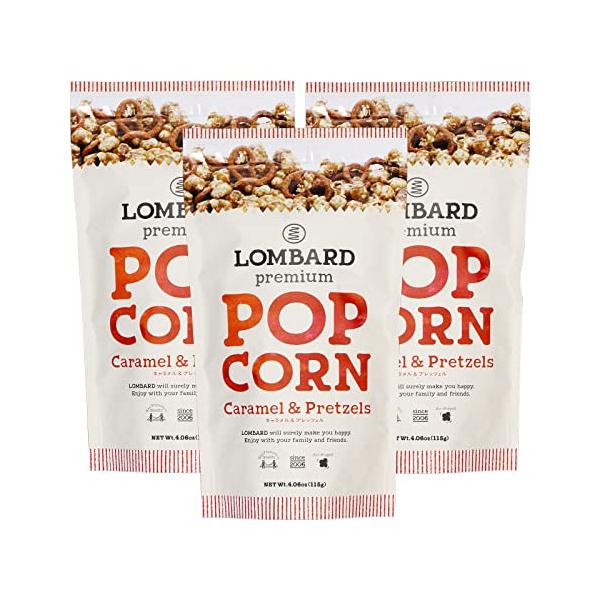 FlavorName:キャラメル&amp;プレッツェル 115g ×3袋・商品紹介 アメリカ・サンフランシスコ発のレシピを基に、風味豊かなバターとブラウンシュガーをじっくり煮込んだ こだわりのキャラメルをからめました。 キャラメル本来の香ば...